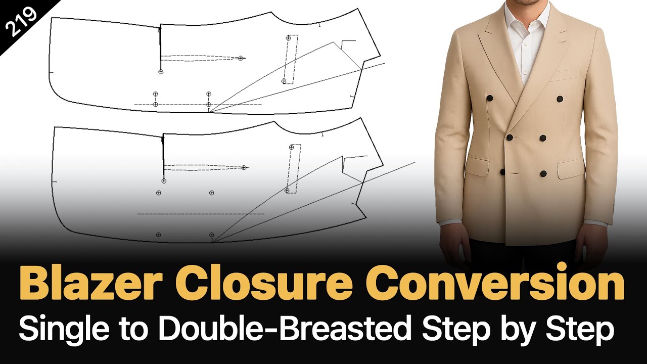 Professional Guide to Blazer Front Overlap & Neckline Adjustments - YouTube