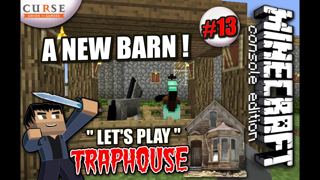 Minecraft PS4 - FUDGE BROWNIE'S NEW HOME - The Traphouse #13 - Let's ...