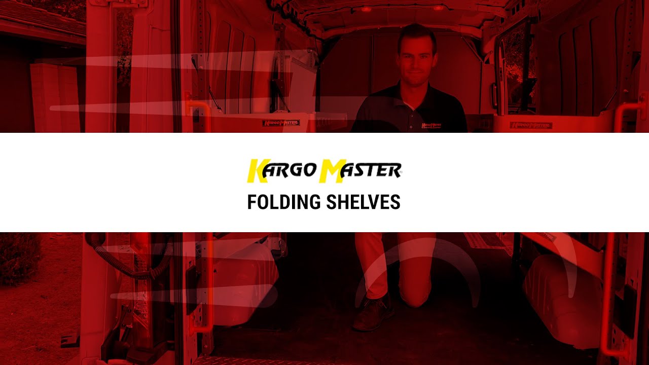 Kargo Master Folding Shelves For Cargo Vans - YouTube
