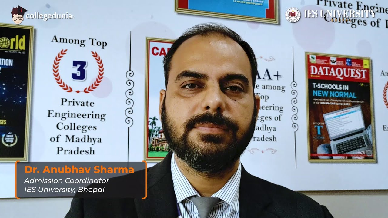 Dr. Anubhav Sharma | Admission Coordinator | IES University, Bhopal - YouTube