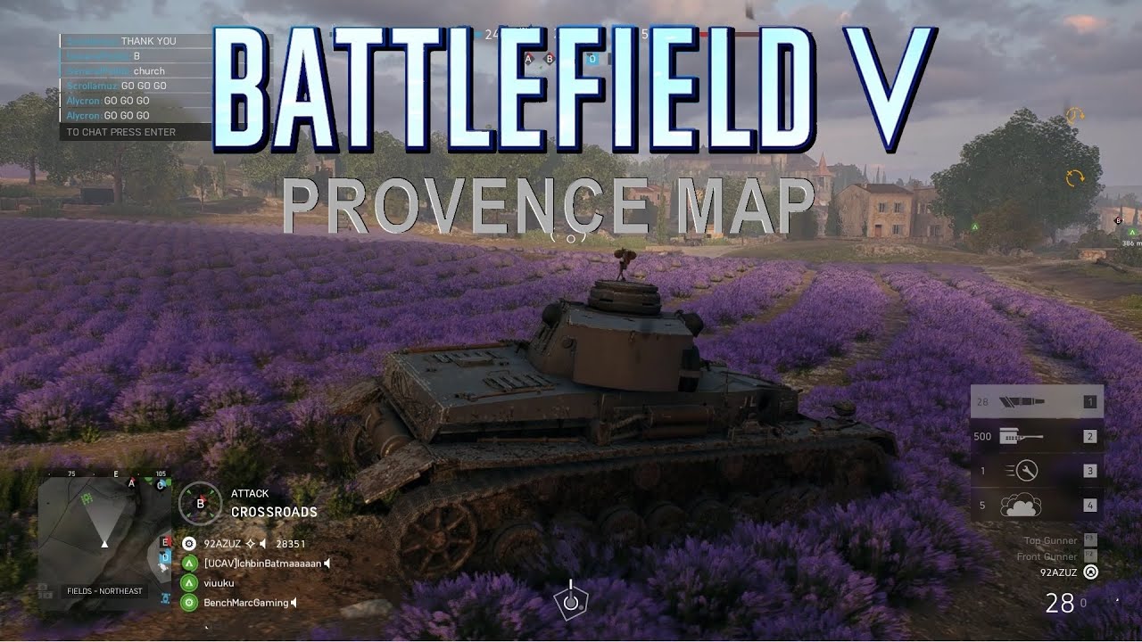 Battlefield V Conquest Gameplay 9# -Provence Map - YouTube