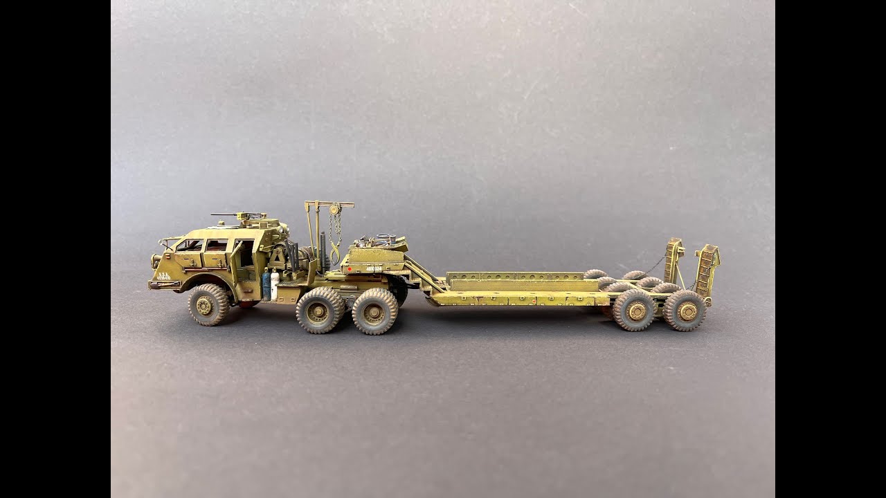 M25 Dragon Wagon + M15 Semi-Trailer, U.S. Tank Transporter, Academy 1/ ...