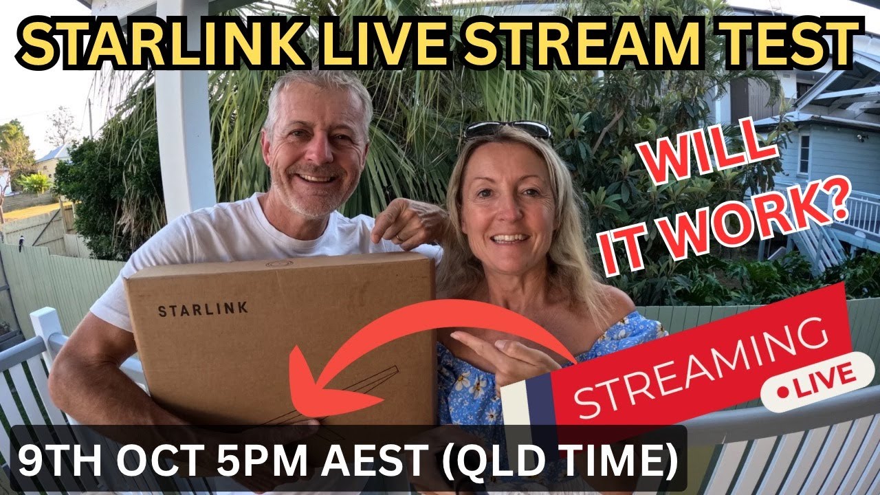 WILL STARLINK MINI WORK FOR LIVE STREAMING? Live Stream 5 min test ...