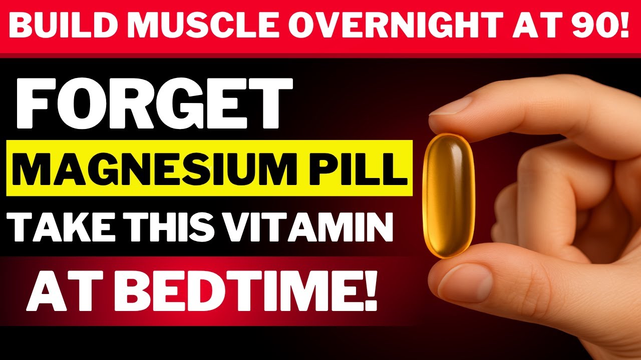 Wake Up Stronger! 2 Vitamins That Build Muscle While You Sleep ...