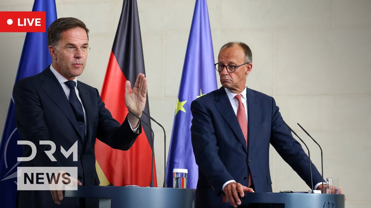 LIVE: Merz and Rutte Mark 70 Years of Germany in NATO - YouTube