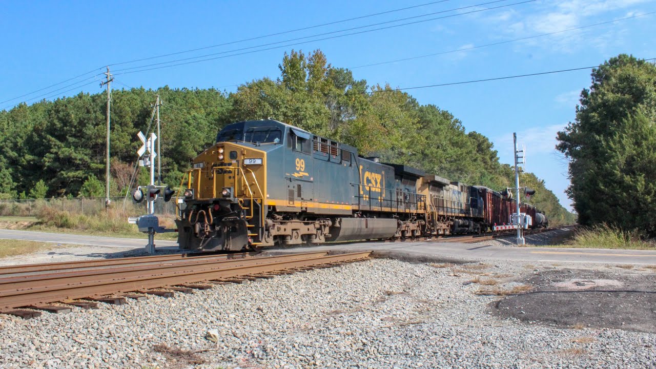 CSX Selma Local at CP Alaska - YouTube