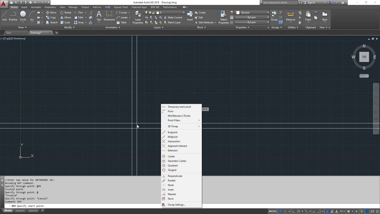 Autocad How To Draw Infinite Long Straight Lines And Rays YouTube Autocad How To Draw Infinite Long Straight Lines And Rays YouTube