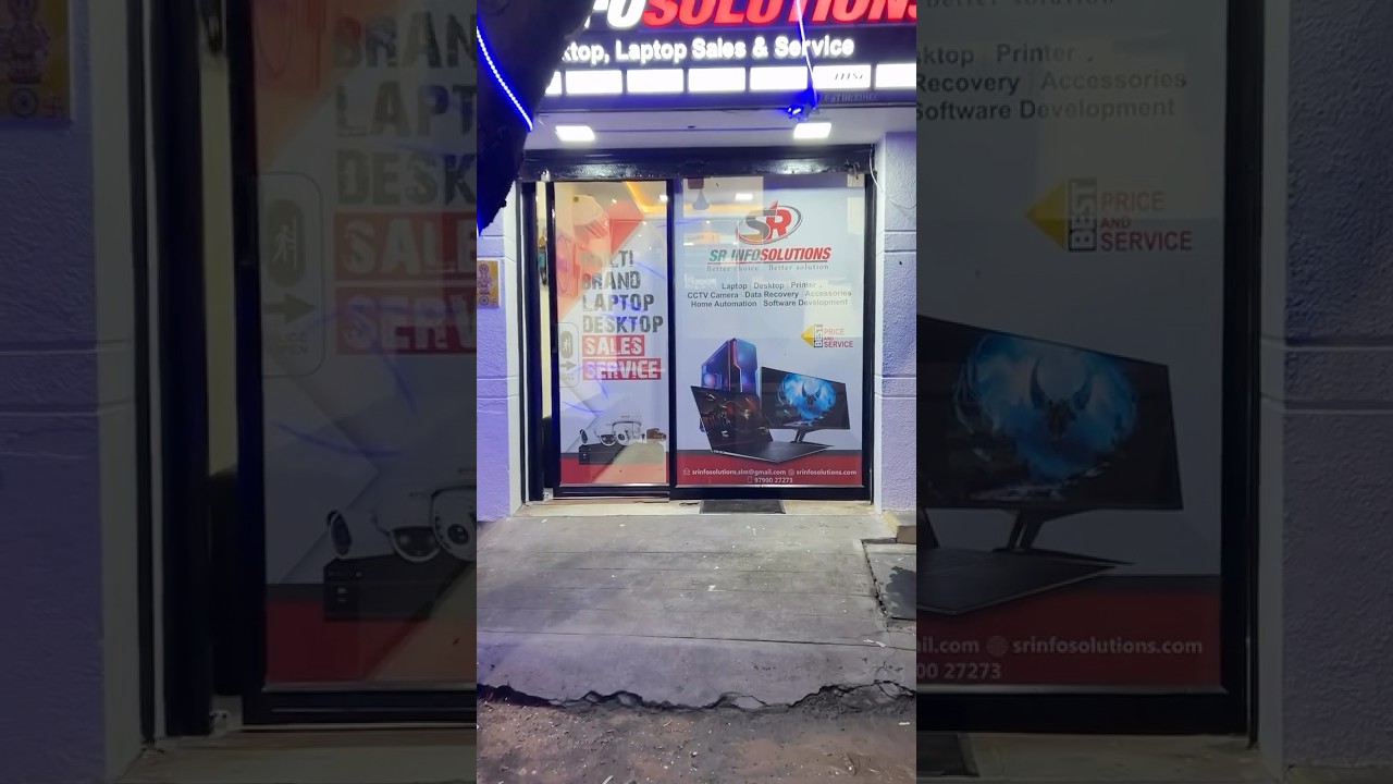 Sr infosolutions new look#salem #apple #laptoprepair #laptopaccessories #computer - YouTube