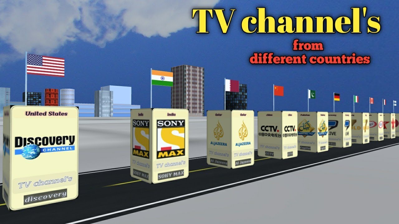 TV channel's from different countries. - YouTube