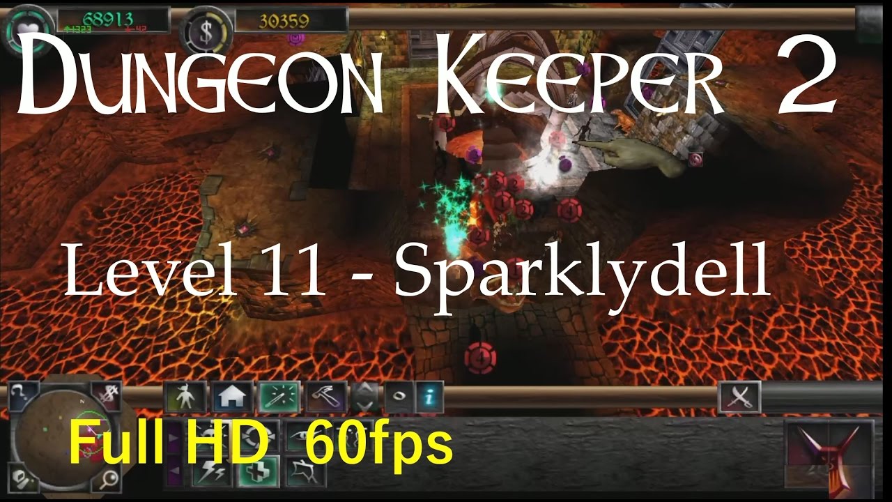 Dungeon Keeper 2 (HD) - Level 11 "Sparklydell" - YouTube