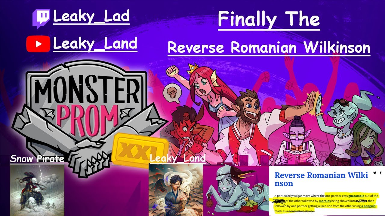 Reverse Romanian Wilkinson (Stream) Monster Prom - YouTube