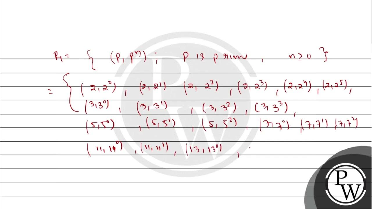 Let \(R_1\) and \(R_2\) be relations on the set \(\{1,2, \ldots 50\}\) such that \(R_1\left\{\le ...