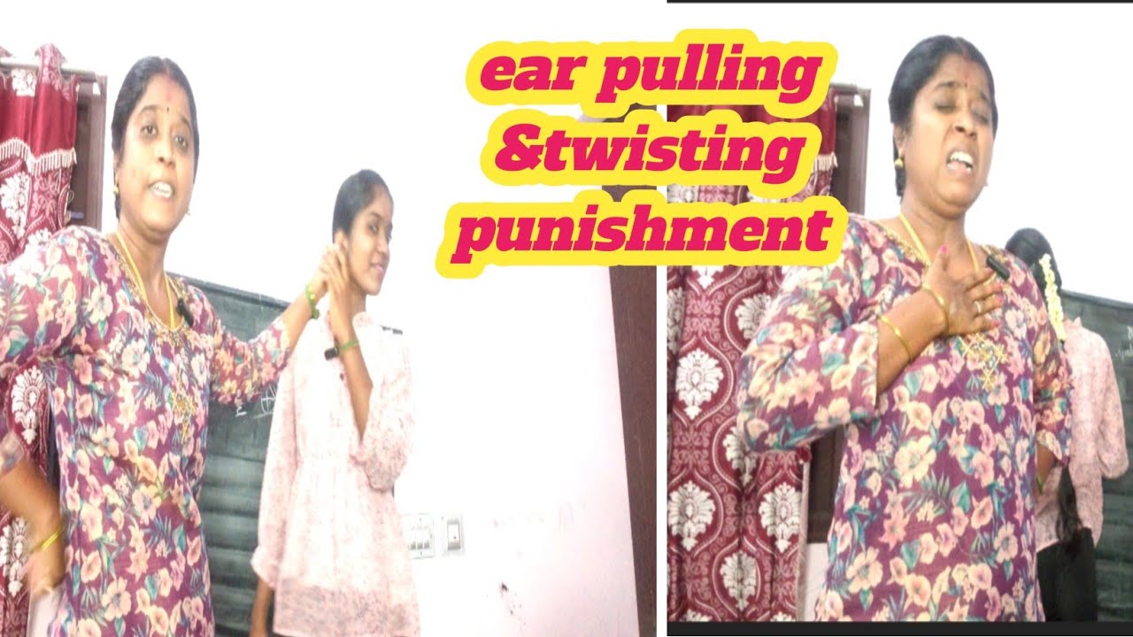 Ear pulling punishment student/punishment vlog/ear twisting punishment ...