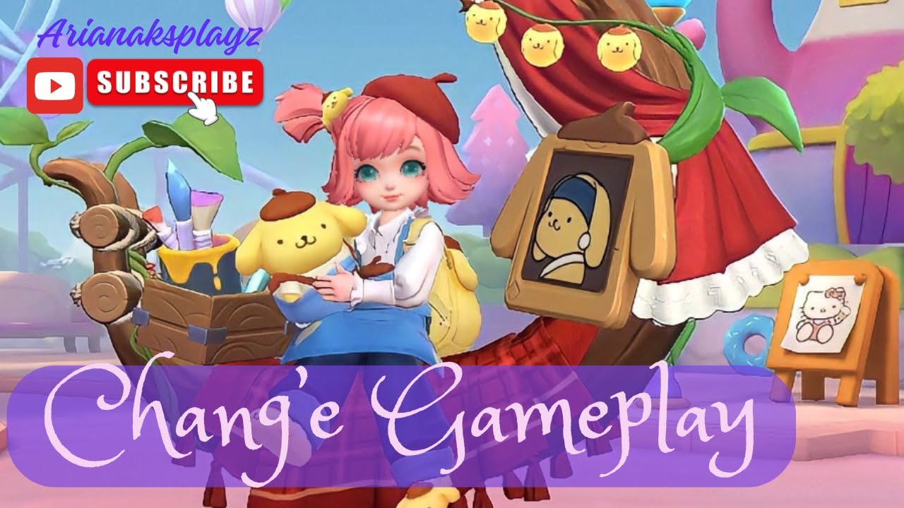 Chang'e Sanrio Skin Gameplay #mobilelegends #mlbb #change - YouTube