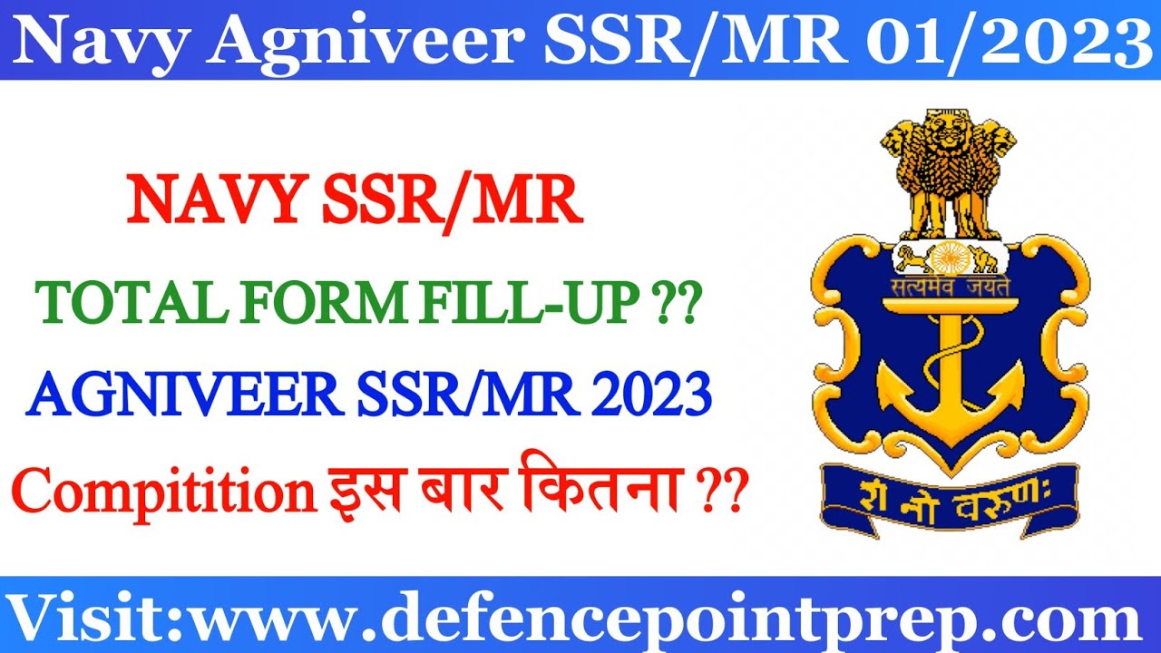 Navy Agniveer SSR/MR Total Form Fill-Up 2023 | Indian Navy SSR MR Total ...