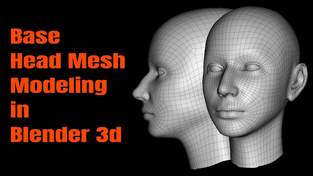 Base Head Modeling in Blender 3d - YouTube