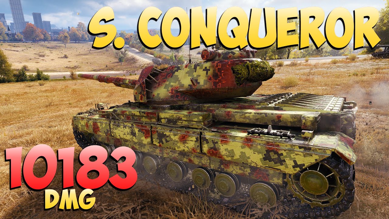 S. Conqueror - 3 Kills 10.1K DMG - Serious! - World Of Tanks - YouTube