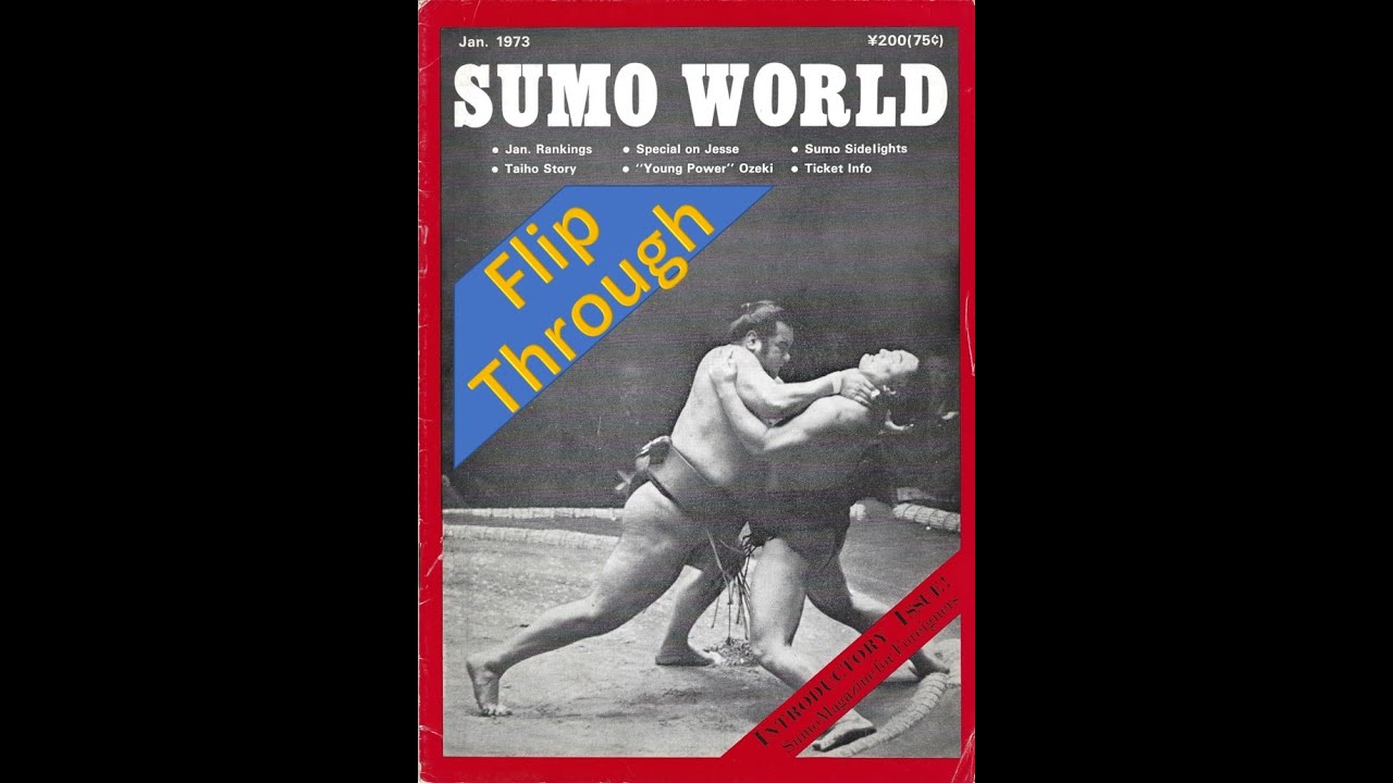 1973 Sumo World Magazine Flip Through - Inaugural Issue - Featuring ...