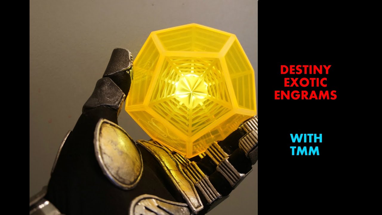 Destiny - Exotic Engram Opening!! - YouTube