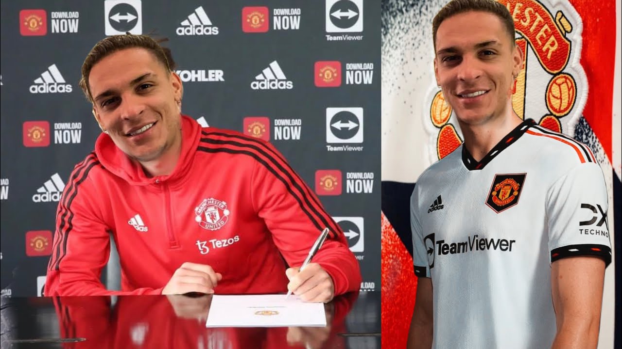 FINALLY! Antony Signs For Manchester United - YouTube