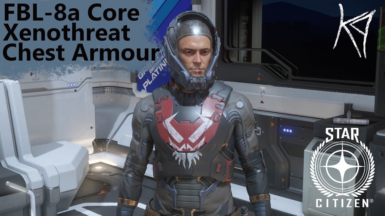 FBL-8a core Xenothreat chest Armour | Star Citizen Collectables - YouTube
