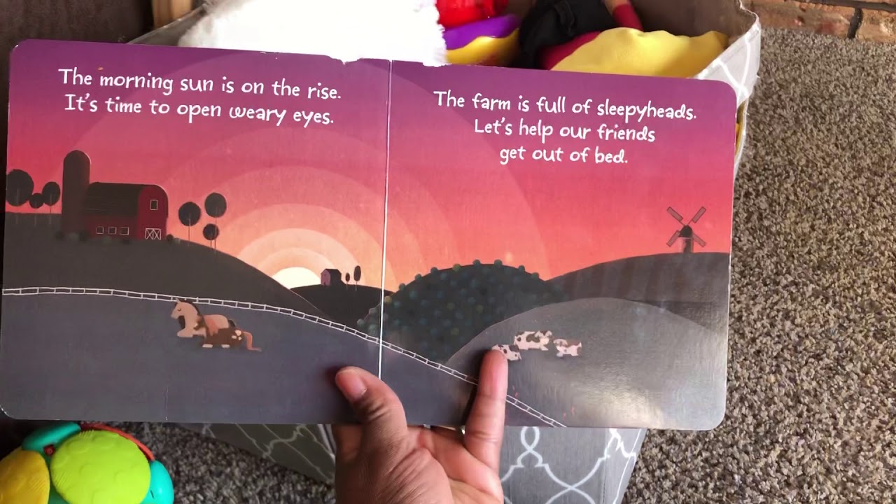 Good morning farm friends book read by mommy - YouTube