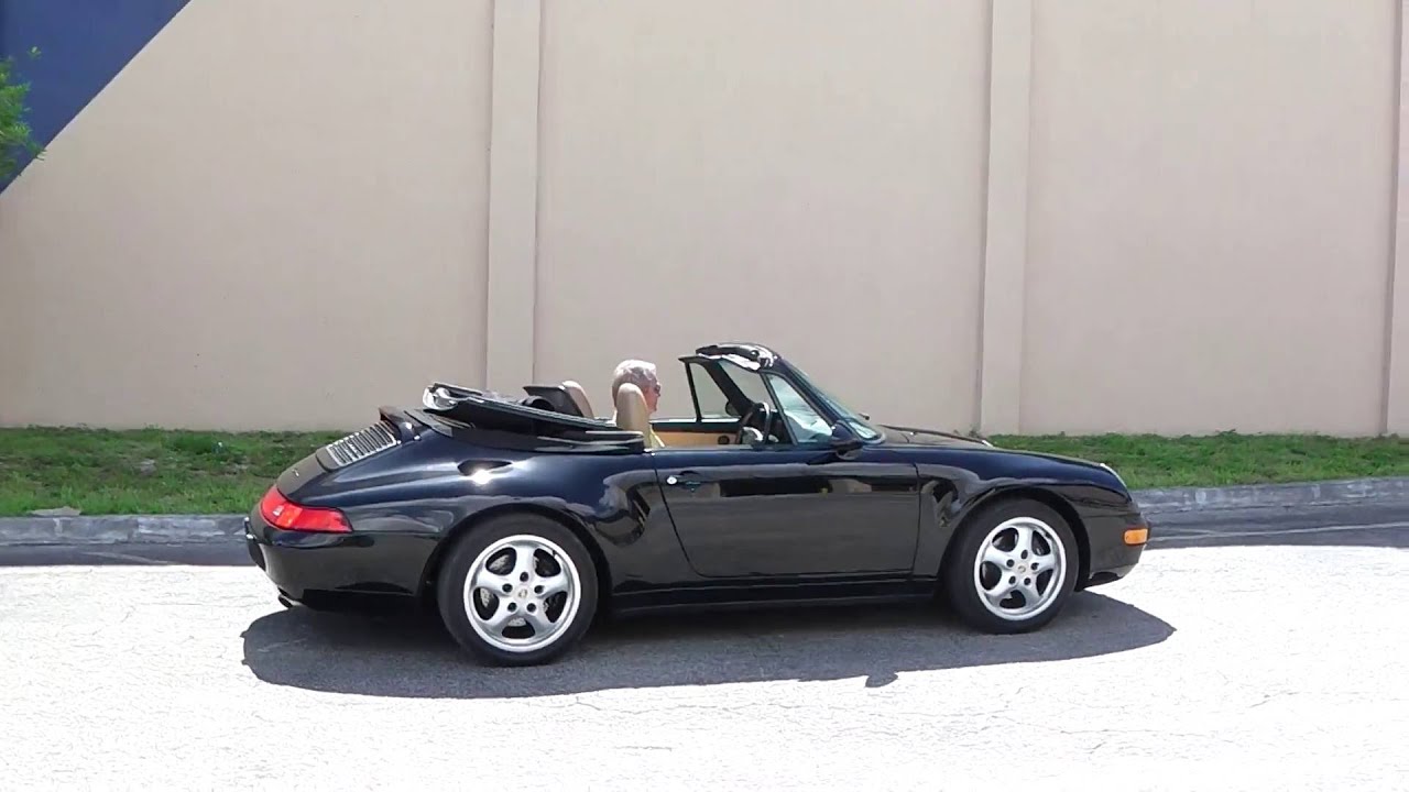 Porsche 993 Carrera 2 3.6 Cabrio - YouTube