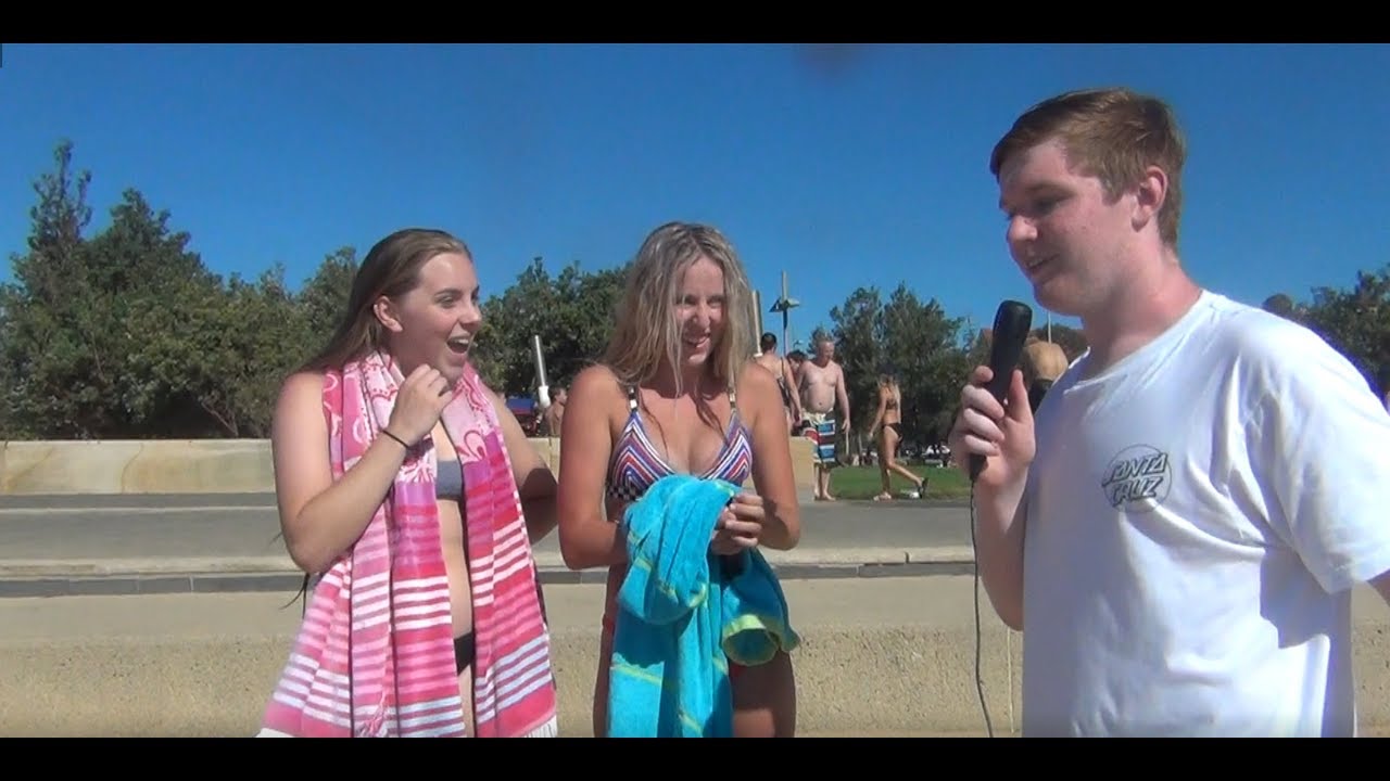 Vlog 3 Talking To Random People At The Beach - YouTube