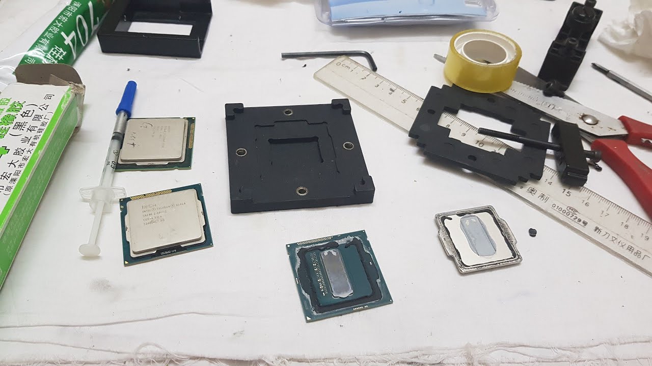 Quá Trình Delid 1 CPU Cơ Bản | Delid CPU + Liquid Metal #delidcpu # ...