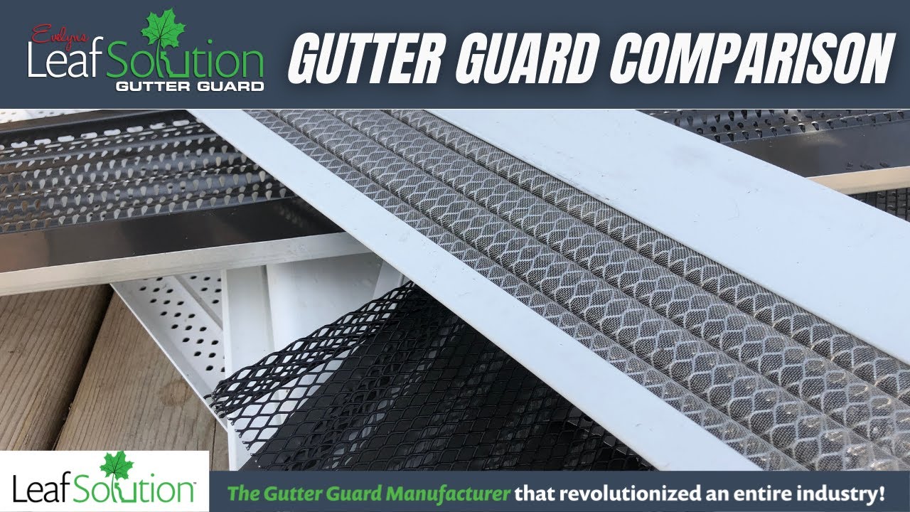 Gutter Guard Water Test | Leaf Solution Gutter Guard & Vinyl Surface ...