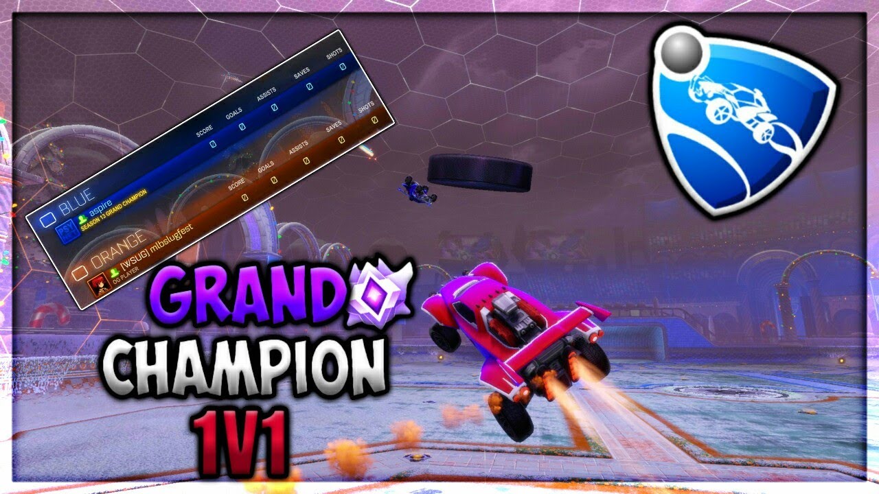 ROCKET LEAGUE :SNOW DAY (ICE HOCKEY MODE ) PLAYING A Grand Champion in ...
