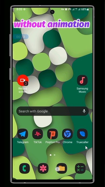 remove animation & fast using phone accessibility settings - YouTube