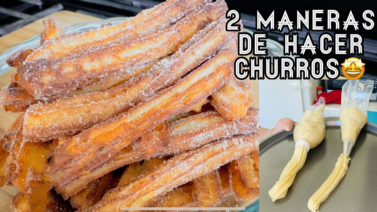 COMO HACER CHURROS DELICIOSOS EN CASA SUPER FACIL - YouTube