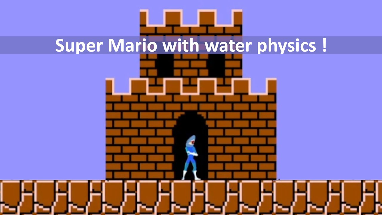 Super Mario Bros in Speedrunners ! With water physics - YouTube