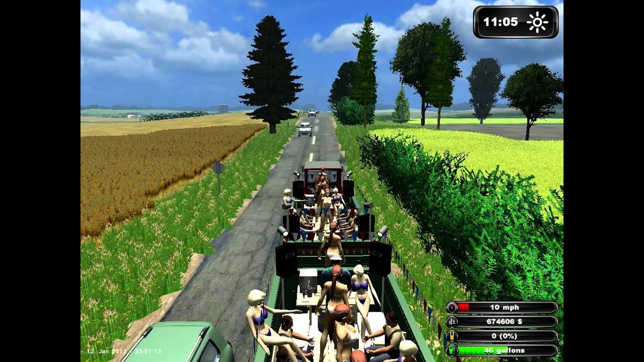 Party in Farming Simulator 2011 - YouTube