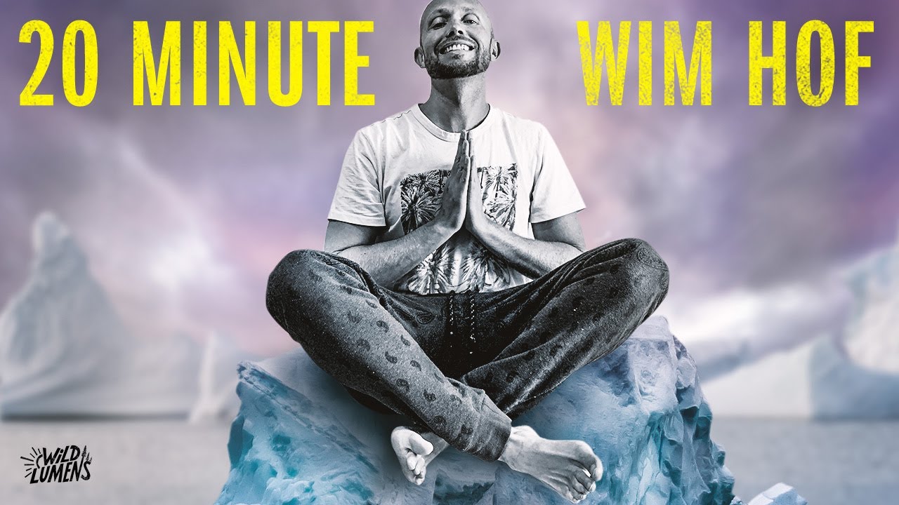 My 20 MINUTE Wim Hof Breathing Exercise | Surprising Results! (I saw ...
