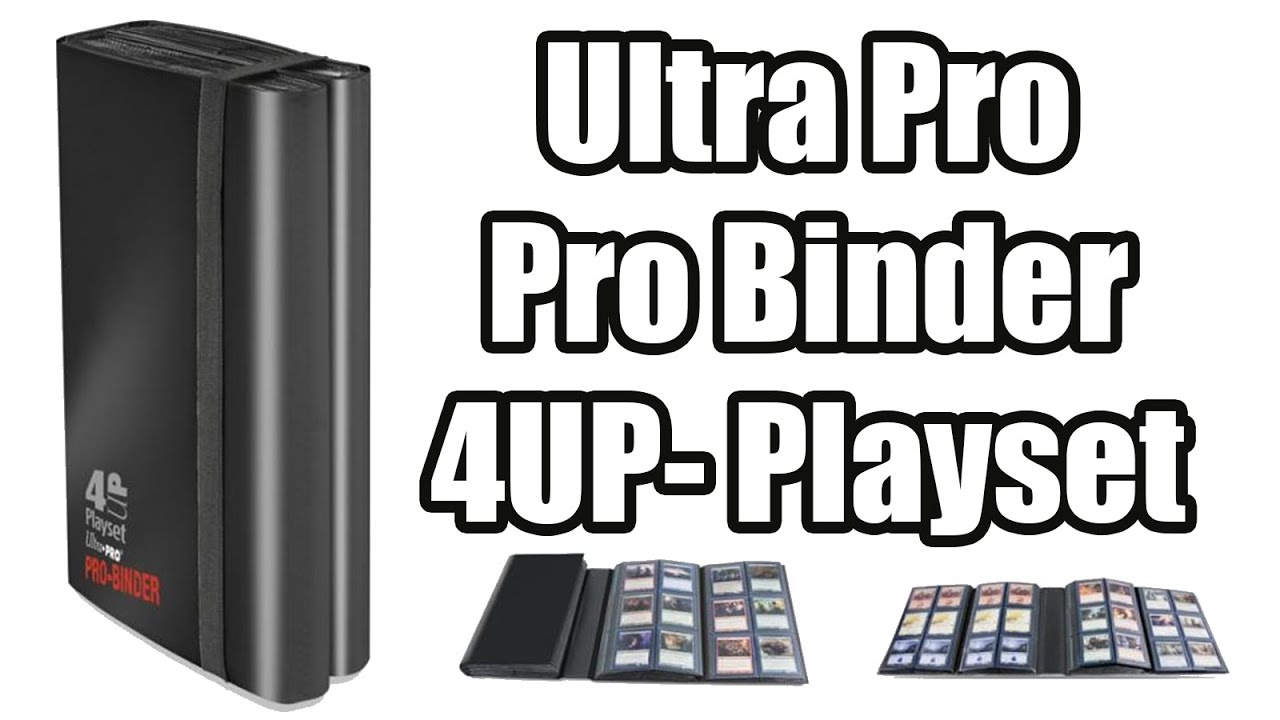 Ultra Pro - Pro Binder 4UP Playset [Full HD] - YouTube