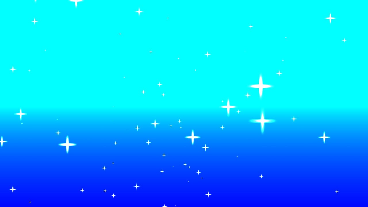 Colorful cyan stars abstract background | 4K Video Background Loop ...