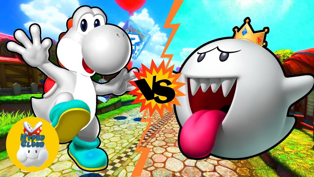 Mario Kart 8 Deluxe | Yoshi VS Boo | 200CC Circuit - YouTube