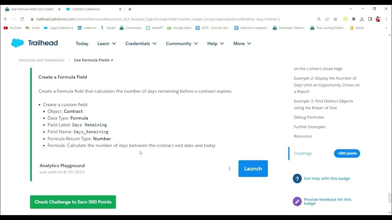 Use Formula Fields || Formulas and Validations - YouTube