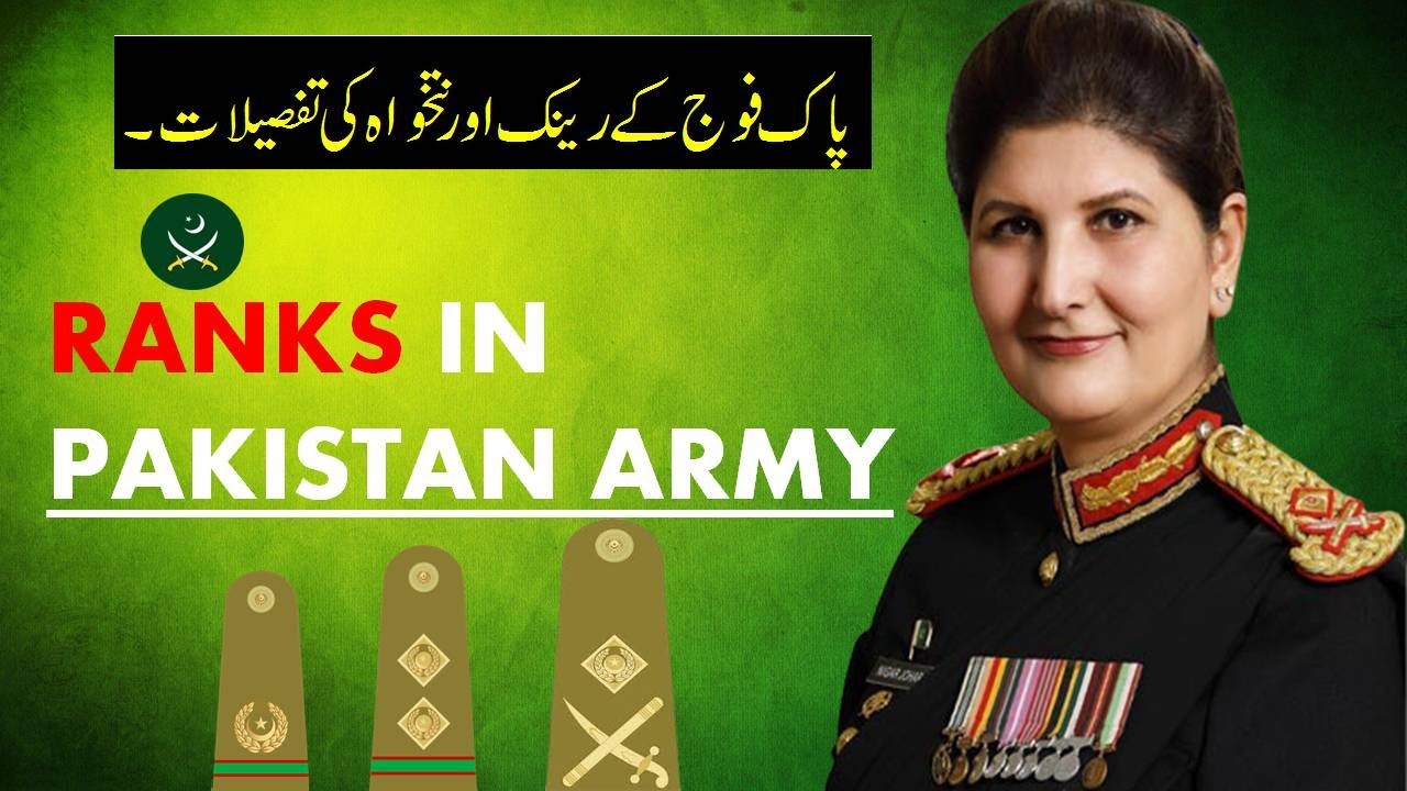 Ranks of Pak Army from lowest to highest - YouTube