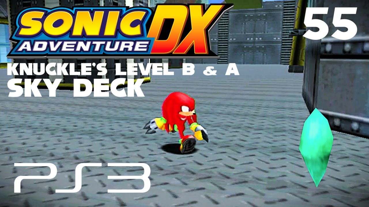 Sonic Adventure DX (PS3) - Walkthrough Part 55: Knuckle's Level B & A ...