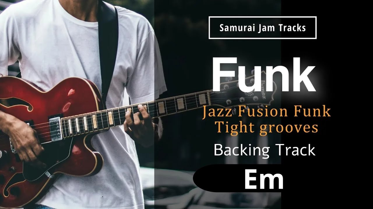 Funk Fusion Guitar Backing Track in E minor - YouTube