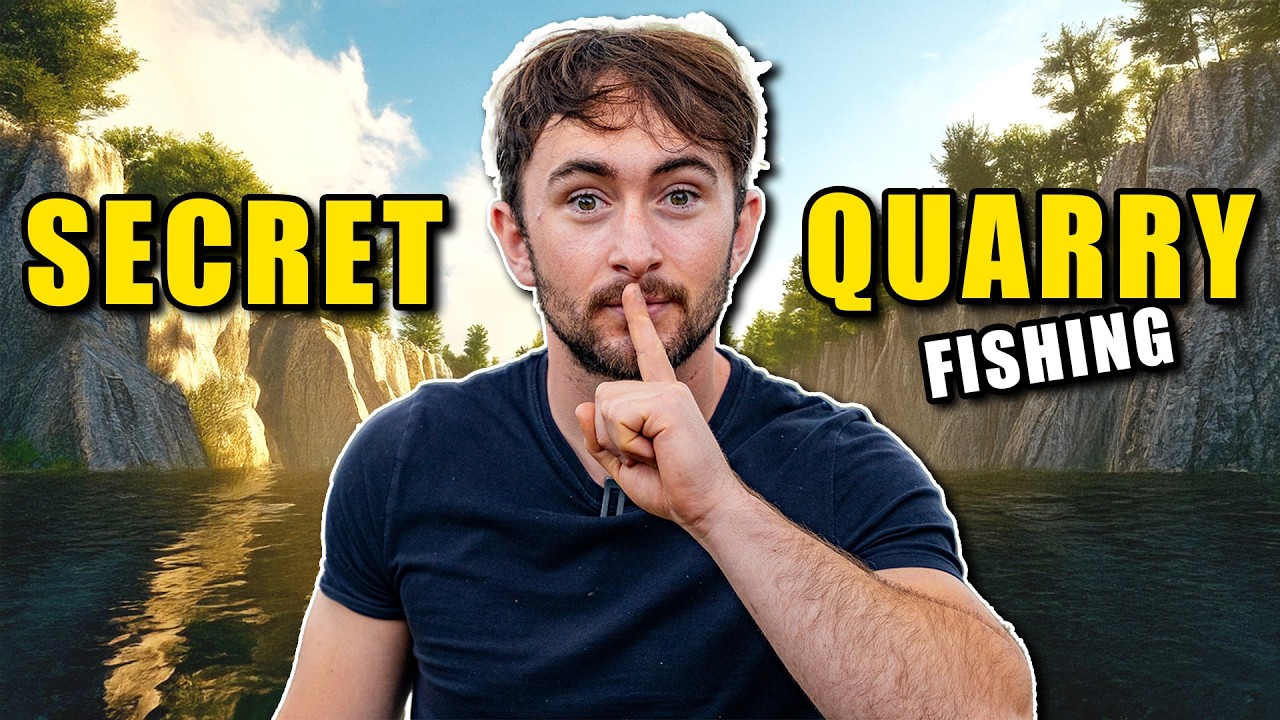 Fishing a SECRET QUARRY! [Does it hold any fish?] - YouTube