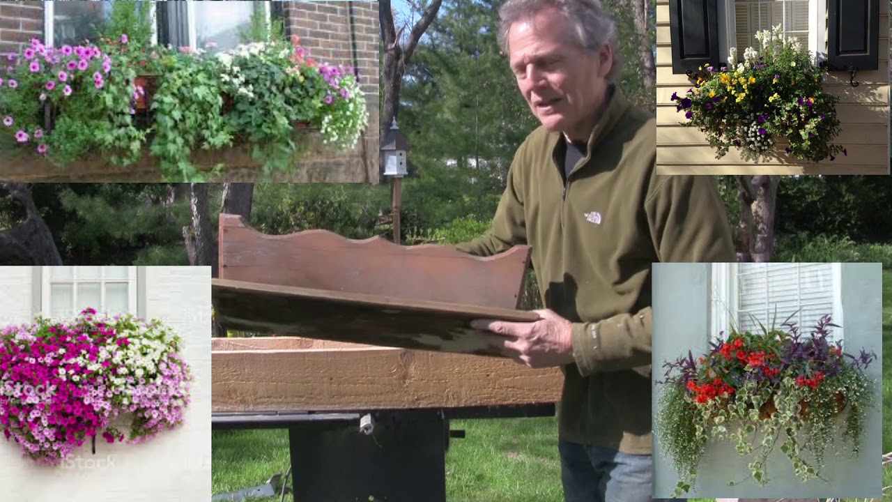 How to Build a Window box or Flower Box - YouTube