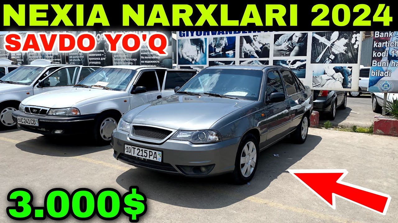 26 IYUN NEXIA 1 VA NEXIA 2 NARXLARI 2024. SERGELI MASHINA BOZORI NARXLARI 2024 - YouTube