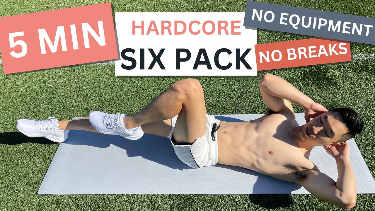 5 MIN HARDCORE SIX PACK WORKOUT | Feel The Burn | No Breaks | No ...