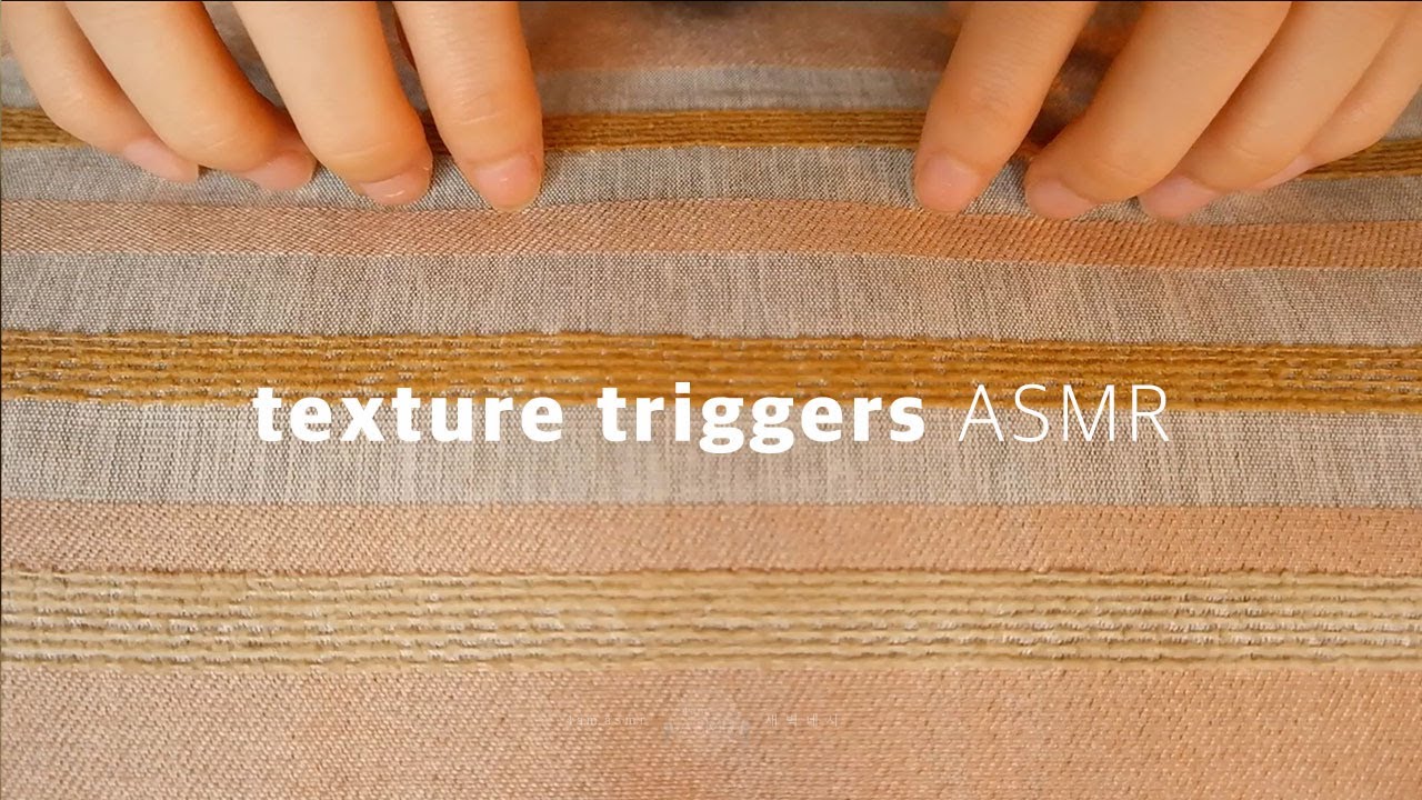 [새벽네시] Texture Triggers ASMRㅣ여러가지 사물, 텍스처 소리 ( + 업로드 일정 변경 🍊) - YouTube