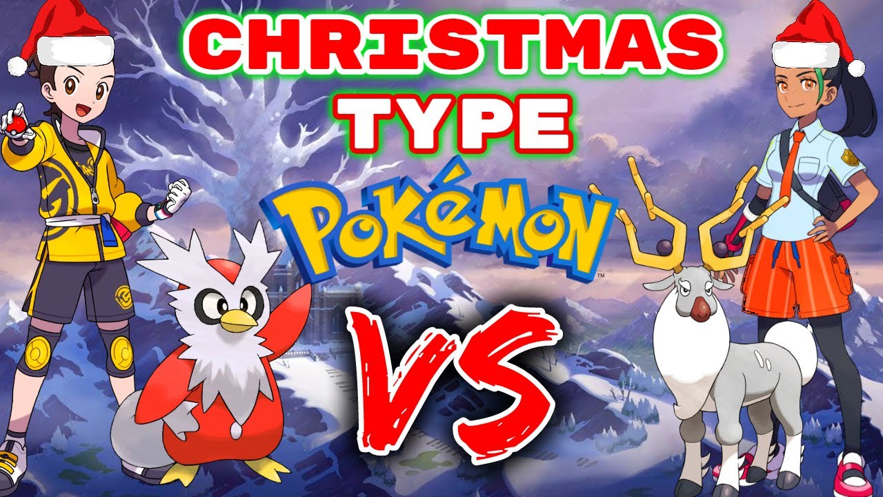 We Can Only Catch Randomized Christmas Type Pokemon. Then We FIGHT ...