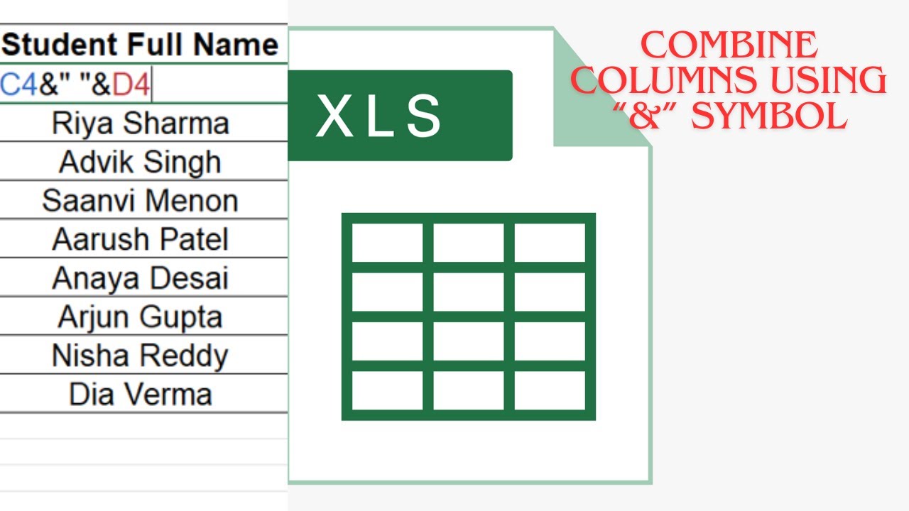 Symbol Column Value Symbol Column Value